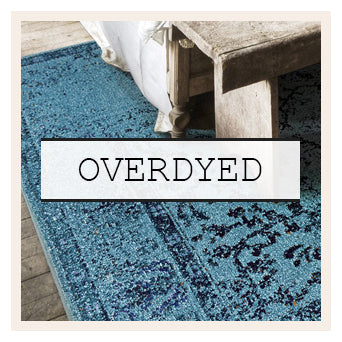 Overdyed Area Rugs - Woodwaves