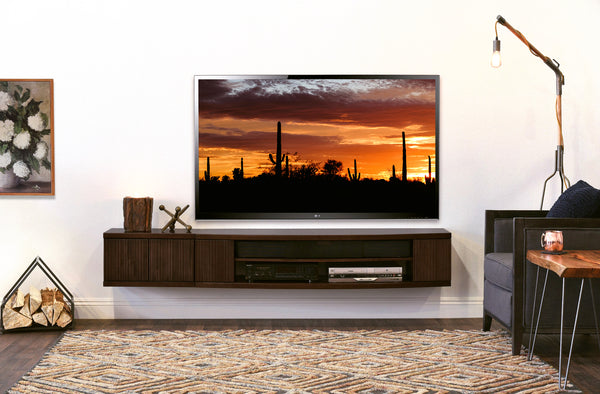 Tv stand espresso wood store