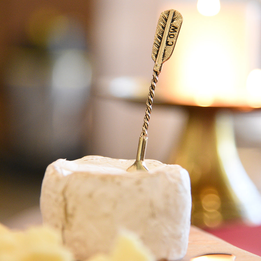 Gold Colored Arrow Cheese Markers - Woodwaves