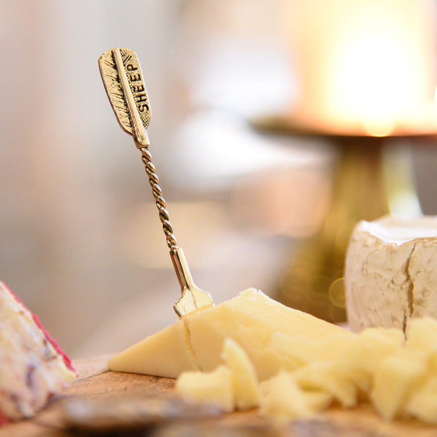 Gold Colored Arrow Cheese Markers - Woodwaves