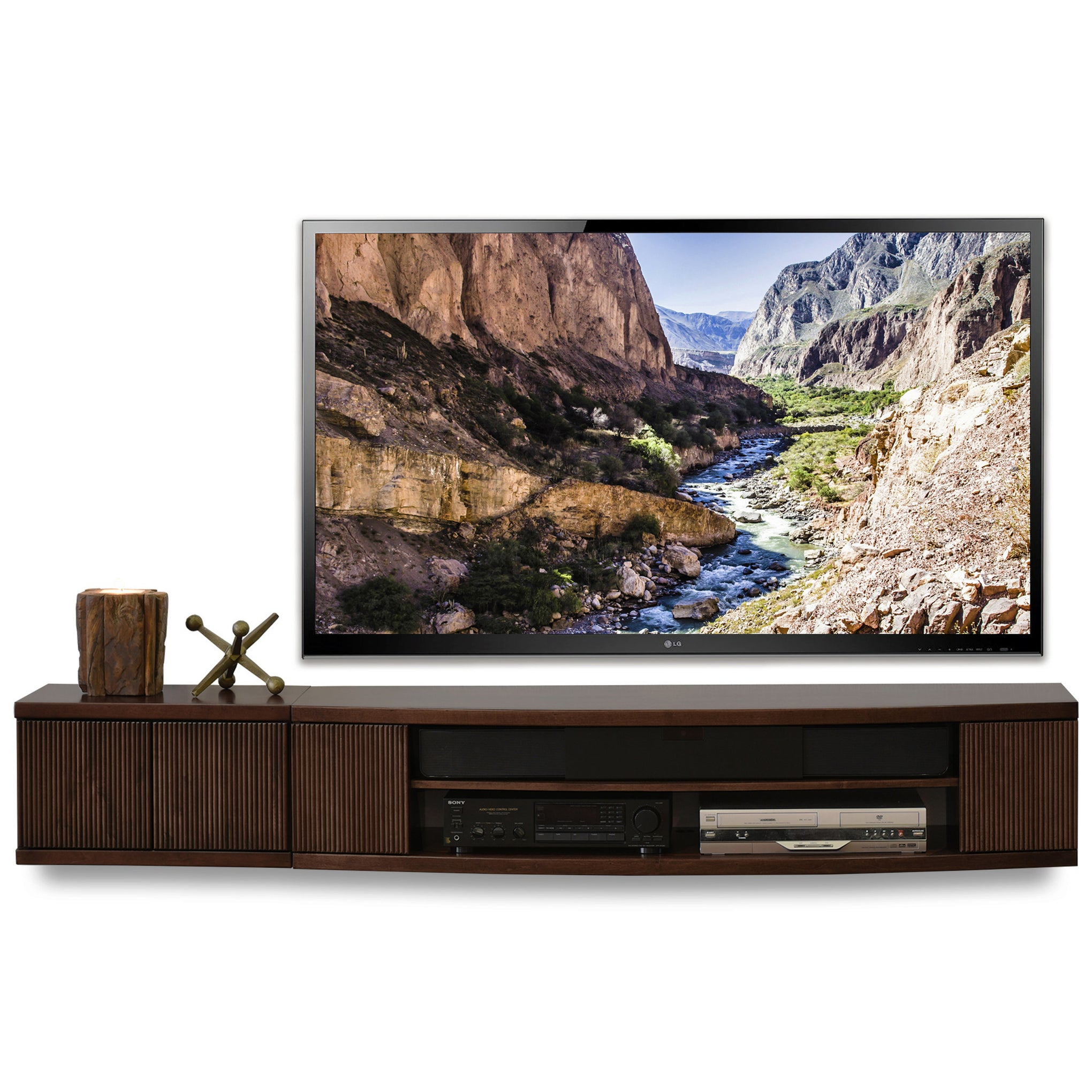 Floating TV Stands - Woodwaves