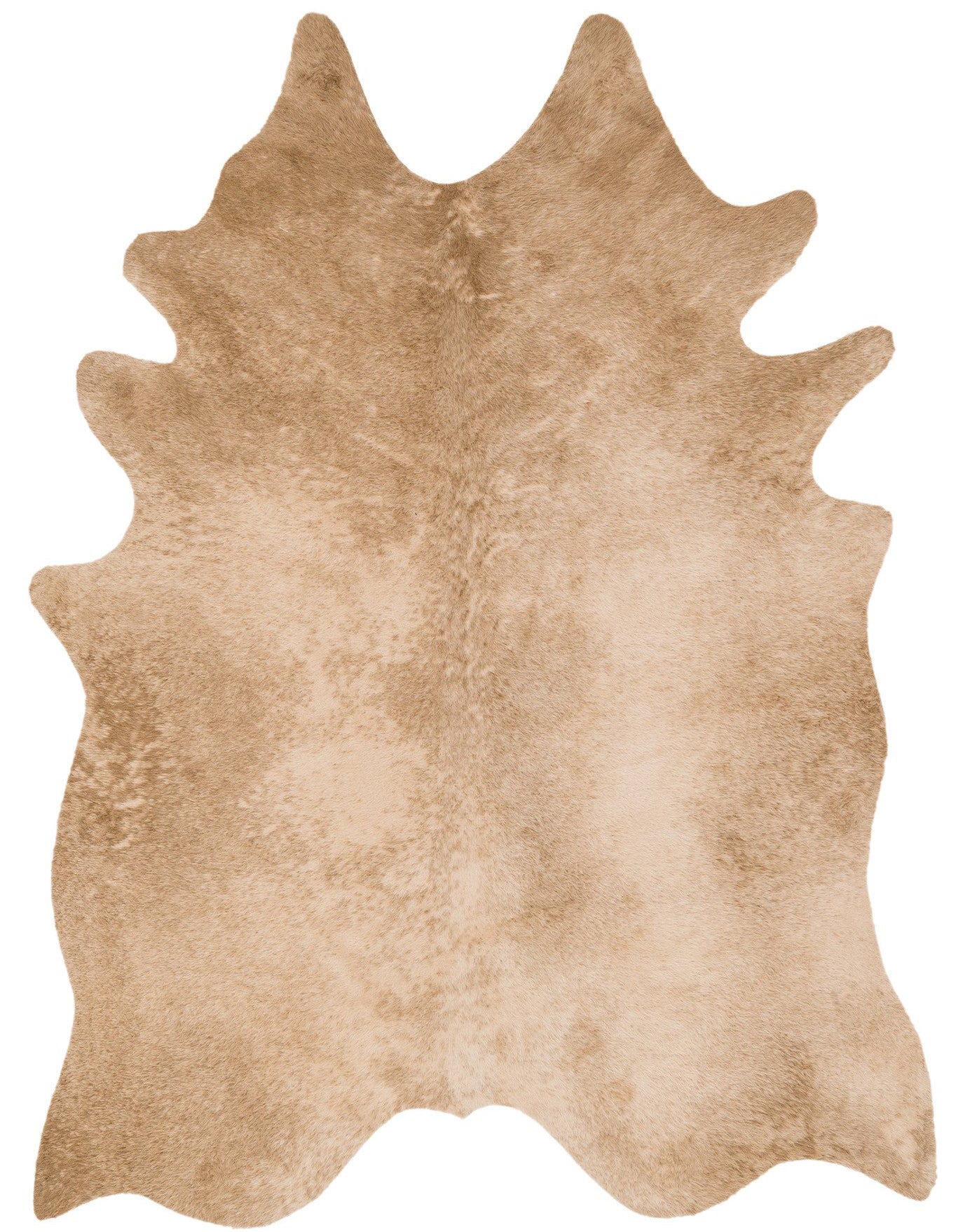 Tan Cowhide Area Rug - Woodwaves