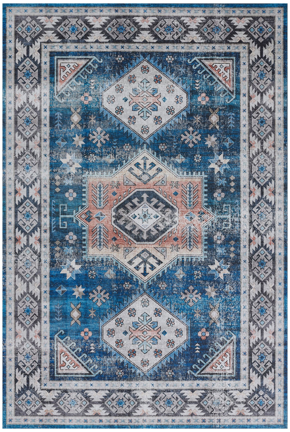 Faded Area Rugs - Woodwaves