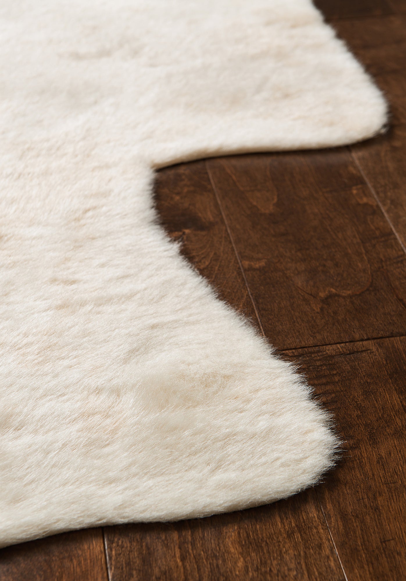 Ivory Cowhide Rug - Woodwaves